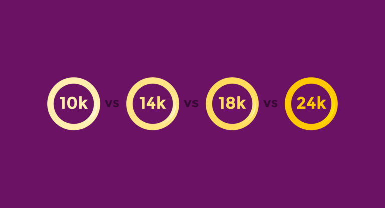 10K vs 14K vs 18K vs 24K Gold: How To Choose the Right Type
